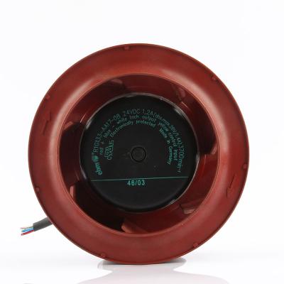China Fansedge German Centrifugal Exhaust Axial Flow Centrifugal Fan Cooler Hotels Industrial Fans R1G133-AA17-08 24V 1.2a for sale