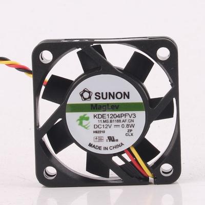 China North And South Bridge Axial Fan Hotels KDE1204PFV3 4010 4CM 40x40x10mm 12V 0.8W 3500RPM 3.26CFM Mute Power Dissipation for sale