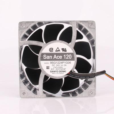 China New Hotels Fan 9SG1224P1G06 120x120x38MM 12CM 12038 Fan Aluminum Centrifugal Centrifuge Printer DC24V 2.0A Frame Fan for sale