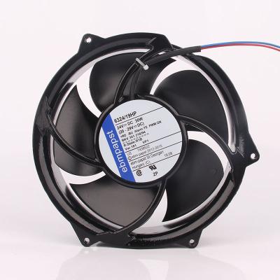 China DC 24V 170X170X50mm 6314HR/HU 6324/19HP 17251 Hotel Centrifugal Air Purifier Inverter Ball Bearing Dual Axial Exhaust Fan for sale