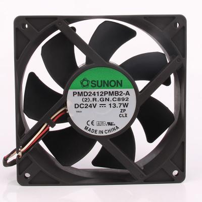 China Genuine Original Hotel Standard PMD2412PMB2-A DC24V 13.7W 12038 0.76A 12CM Inverter 120X120X38MM Centrifugal Fan for sale