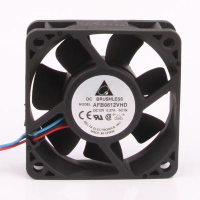 China Hotels Delta 6020 60X60X20mm 6CM MDFXF-A00 AFB0612VHD 12V 0.27A 4 Wire High Precision Double Ball Bearing Centrifugal Fan for sale