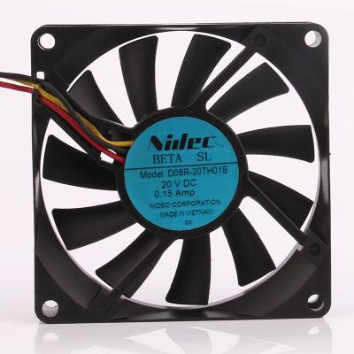 China New D08R-20th 01B 8015 20V 0.15A 8CM 80x80x15mm fan switch converter for hotels for sale