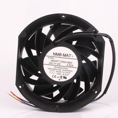 China Hotels New NMB-MAT 172X150X51MM 17251 5920FT-D5W-B60 24V 4.80A Yaskawa Inverter Exhaust Air Cooling Centrifugal Industrial Fan for sale