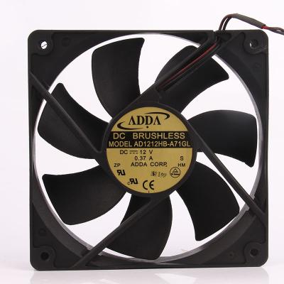 China Hotels Ad1212hb-a71gl Taiwan 12025 12V 0.37A 12cm 120X120X25MM 87,870 CFM for Industrial Cabinets Ball Bearing Centrifuga Fan for sale