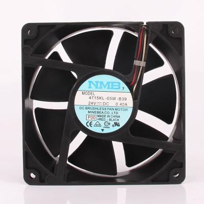 China Hotels 4715KL-05W-B39 24V 0.4A 12CM 12038 Turn 24V Inverter 120x120x38MM 3300RPM 47dB Centrifugal Industrial Exhaust Fan for sale