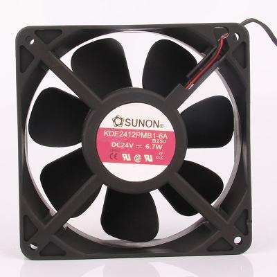 China Hotels Kde2412pmb1-6a 24V 6.7W 108CFM 3100RPM 120x120x38 Inverter High Precision Double Ball Bearing Centrifuga Centrifugal Fan for sale