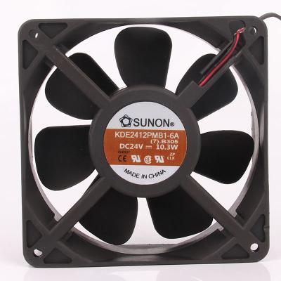 China Original 12038 Hotels Industrial Inverter 430/440 KDE2412PMB1-6A DC24-10.3 16V 0.42A Plug 120X120X38MM 12CM Fan for sale