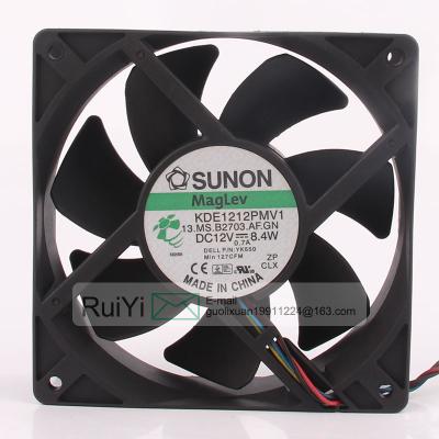 China KDE1212PMV1 120x120x38mm 12038 12cm 127 CFM 3000RPM 12V 0.7A 8.4W 4 Pin PWM Temperature Controlled Ant Industrial Fan for sale