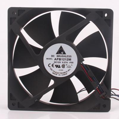 China New Original Hotel AFB1212M DC12V 0.27A 12025 120X120X25mm Double 73.84CFM Ball Bearing Centrifugal Industrial Ventilation Fan for sale