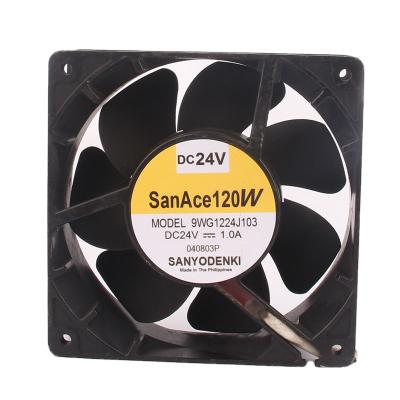 China Original Industrial San Ace120W Welding Machine Fan 350GR3 9WG1224J103 DC 24V 1A Double Ball Bearing Fan for Hotels 120X120X38MM for sale