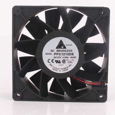 China Hotel contracted PFC112DE Ant 7 S9L E9 120x120x38MM 12cm 12038 12V 4.8A front and rear ball bea high precision QFR1212G2H fan for sale