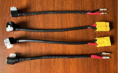 China 600V 50 Amp Battery Wire Harness with 8 AWG Cable for Forklift Charging Systems for sale