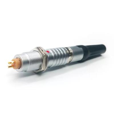China GG.1B.304 Circular Push-Pull Cable Connector IP68 Rated for -55°C to 250°C Temperature Range for sale