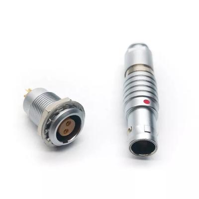 China Self-Latching Circular Push Pull Medical Connectors with 75dB Shielding and IP68 Rating for Hospital Equipment for sale