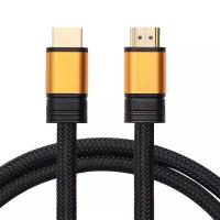 China Nylon Ultra HD 4K HDMI Cable 18Gbps 60Hz 8.0mm with Nickel Plated Connectors for HDTV and Home Theater for sale
