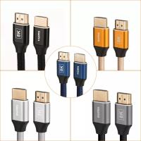 China HDR TDR Tested 48Gbps HDMI 2.1 Cable with Gold-Plated Connectors - Supports 8K 60Hz and 4K 120Hz Resolution up to 40m for sale