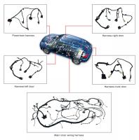 China Custom PVC 50 Cores TE Molex Truck Wire Harness Silver Plated 2AWG-32AWG for sale