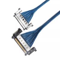 China Micro Coaxial LVDS Cable 40 Pin 5.9 Inch for Mini ITX Motherboard LCD Monitor with High-Speed Data Transmission for sale