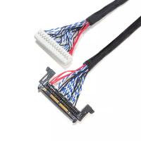 China 60-Pin LVDS IPEX Cable 20679-030T-01 with 0.4mm Pitch 30-Pin Connector for Automotive LCD Displays for sale