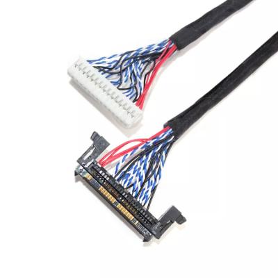 China 60-Pin LVDS IPEX Cable 20679-030T-01 with 0.4mm Pitch 30-Pin Connector for Automotive LCD Displays for sale