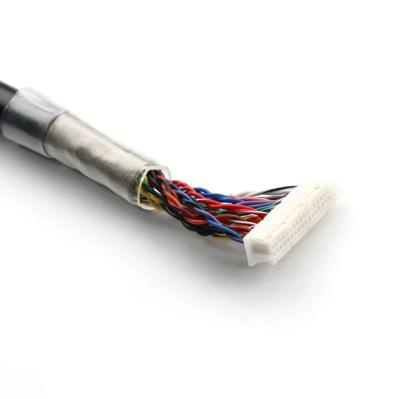 China Hirose DF14-30P-1.25H LVDS LCD Display Cable 30 Pin 1.25mm Pitch for Industrial for sale