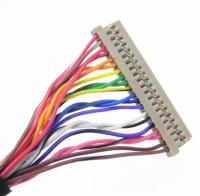China Custom LVDS Cable Assembly for LCD Panel 20pin to 60pin Molex DF13 DF14 Connector for sale