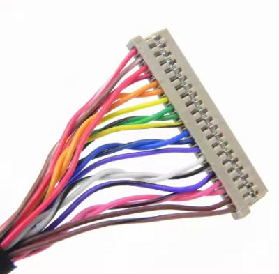 China Custom LVDS Cable Assembly for LCD Panel 20pin to 60pin Molex DF13 DF14 Connector for sale
