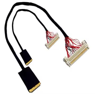 China Custom LVDS Cable Assembly DF13-30DS-1.25C to DF14-20S-1.25C 20-60 Pin for LCD Panel for sale