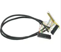 China Custom IPEX-20445-050E 50 Pin Micro Coax LVDS Cable for 7 Inch LCD Display for sale