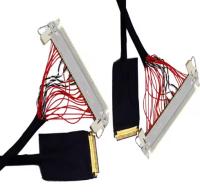 China Industrial Automation LVDS Cable 300V 105C Black Low-Voltage Display Serial Cable AWG26-28 for sale