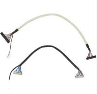 China Custom Micro Coax LVDS Cable 20 30 40 Pin for LCD Screen Display Panel for sale