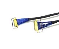 China Customizable I-pex 20525-220E-02 20pin Coaxial Micro LVDS Cable Assembly 100% Tested for sale
