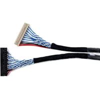 China 1.25mm 2.0mm Pitch 20 30 40 Pin LVDS Shielded Cable LCD Display Wire Assembly for sale