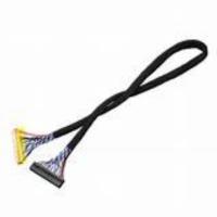 China UL VW-1 LVDS Cable 300V 105℃ Black Low-Voltage Display Serial Cable AWG26-28 1-5m for sale