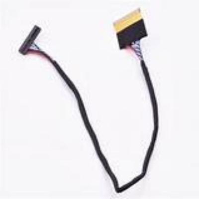 China Black 300V Rated UL VW-1 Shielded LVDS Cable AWG26-28 for Industrial Display for sale