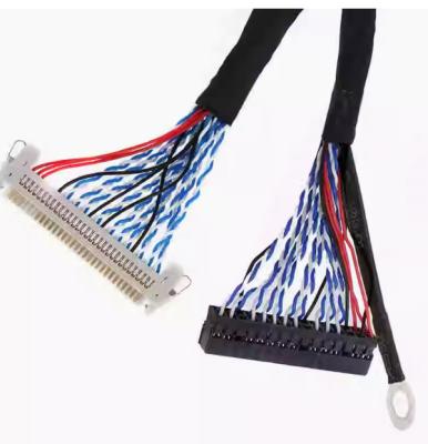 China SSY Black PVC LVDS Cable 300V Rated Temperature 105C AWG26-28 for Industrial Automation for sale