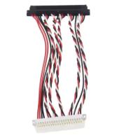 China Custom LVDS Signal Cable for Industrial Monitors 1-5m 300V I-PEX JAE HIROSE Compatible for sale