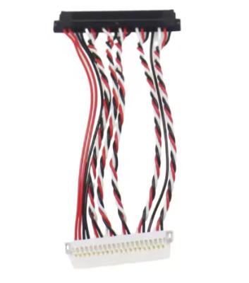 China Custom LVDS Signal Cable for Industrial Monitors 1-5m 300V I-PEX JAE HIROSE Compatible for sale