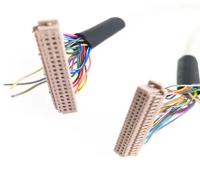 China Custom LVDS Cable Assembly AWG26-28 Shielded Signal Cable 300V for Display Camera for sale