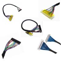 China 30 Pin LVDS Cable Assembly AWG26-28 Wire Gauge UL VW-1 Flammability Rating 300V for sale