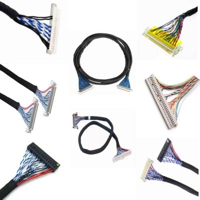 China Speed Data Transfer LVDS Cable Assembly with Top Copper Conductor and ROHS Certification for sale
