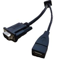 China DB9 Male USB to RS232 Cable 0.1M to 50M 4K 120Hz Support Custom Length for sale