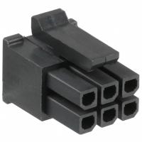 China Molex Micro-Fit 3.0 Plug Housing 430250600 Dual Row 4 Circuits 6 Pin 3mm for sale