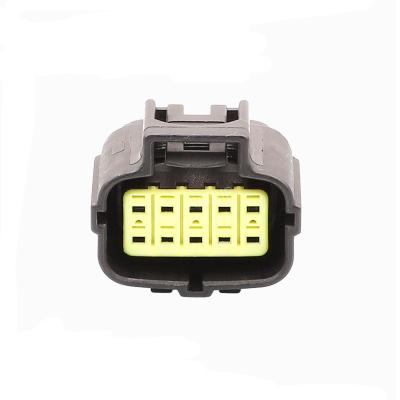 China TE 174657-2 10-Pin 10-Way Dual Row 4 Circuit 3mm Pitch Automotive Connector Plug Housing for sale