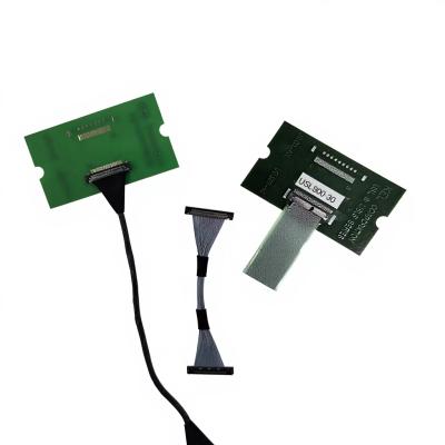 China 30 Pin Micro Coax LVDS Cable 0.4mm Pitch High-Speed Transmission Custom Assembly for sale