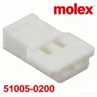 China Molex 51005-0200 Micro-Fit 3.0 4 Pin 3mm Pitch Plug Housing Connector for Automotive Wiring Harness for sale
