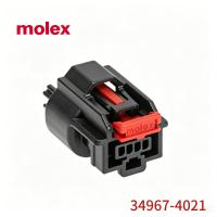 China Molex 34967-4021 4 Pin Black Automotive Connector Housing 3mm Pitch Micro-Fit 3.0 Plug for sale