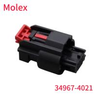 China Molex 34967-4021 4 Pin Black Automotive Connector Housing 3mm Pitch Micro-Fit 3.0 Plug for sale