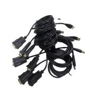 China Custom Full Copper DB9 DB15 DB25 Cable 2x15 Pins Male to Male Serial Parallel Data Transfer for sale